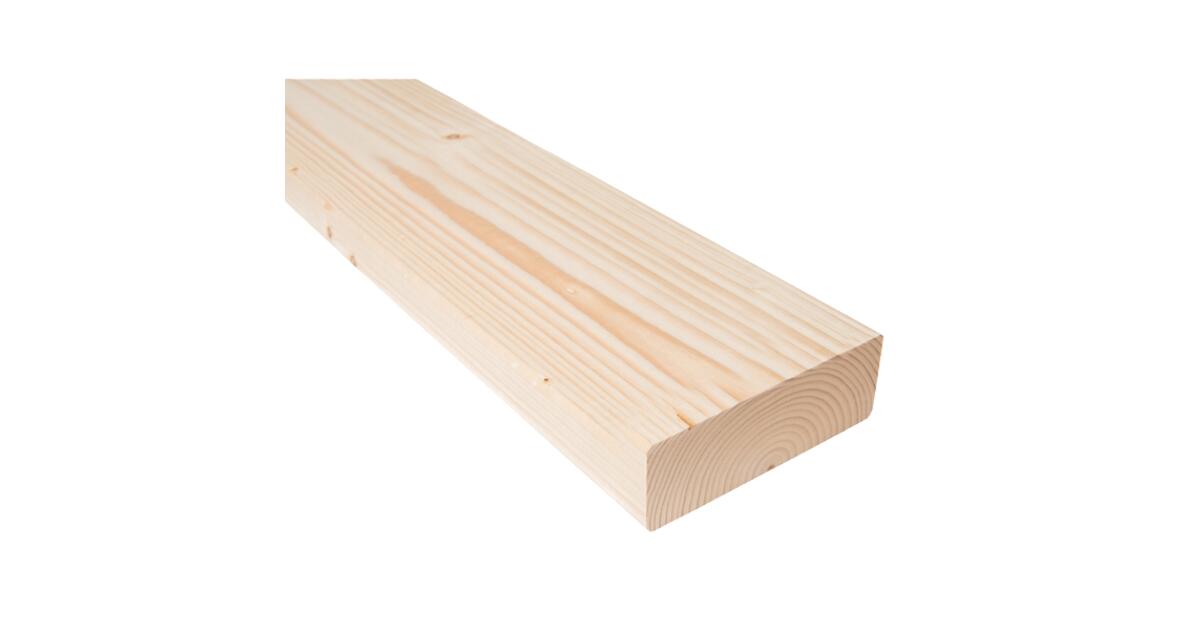 Bergene Holm Konstruksjonsvirke ubehandlet gran 48x148x6000 mm c24 ...