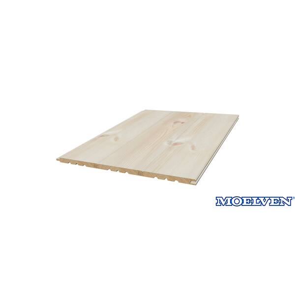 Moelven Faspanel natur ubehandlet gran 12x70 mm | Maxbo Proff