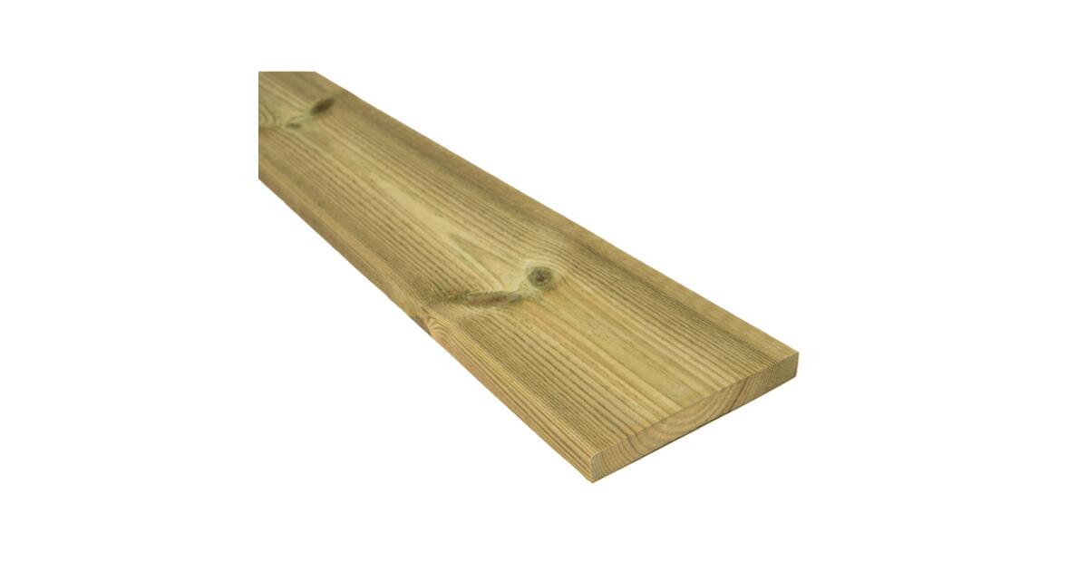 Standardsortiment Kledning rektangulær cu impregnert furu 19x148 mm ...