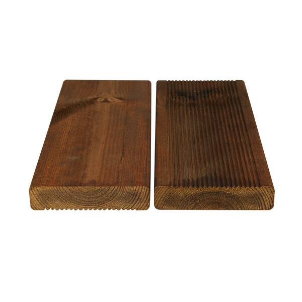 Alvdal Skurlag Terrassebord duo royal oljet furu 28x120 mm klasse 1 m ...