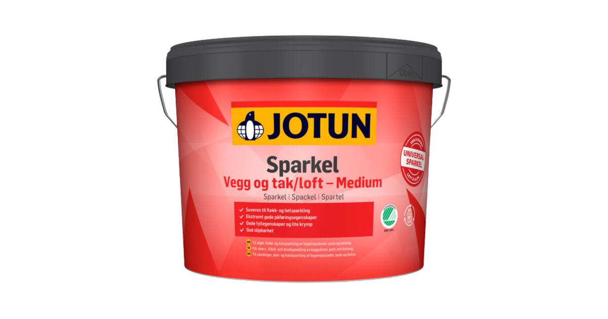 Jotun Sparkel medium vegg/tak 10l | Maxbo Proff