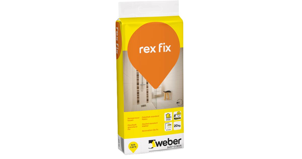 Weber Flislim rex fix 20kg | Maxbo Proff
