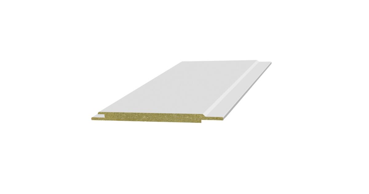 Combiwood Skyggepanel panel malt mdf 10x145x4200 mm bomull | Maxbo Proff