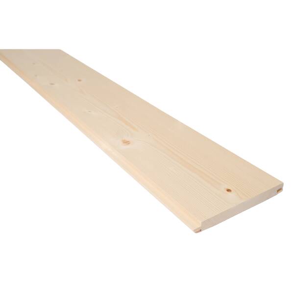 Standardsortiment Underpanel endepløyd ubehandlet gran/furu 15x145 mm ...