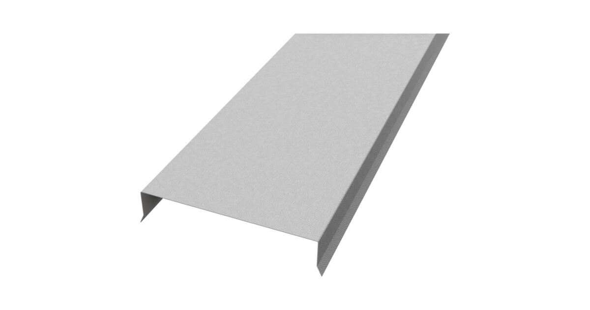 Jemtland Vindskibeslag plastbelagt stål d: 102mm l: 2000mm hvit 4 ...