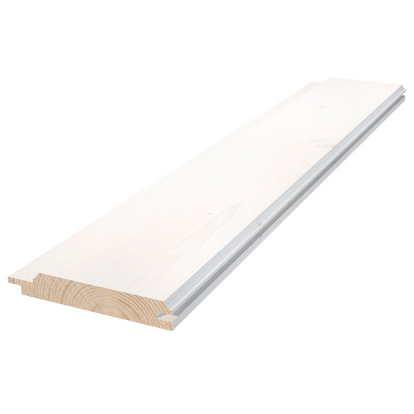 Moelven Kledning profilert gran malt 19x120 mm hulkil rustikk klasse 1 ...