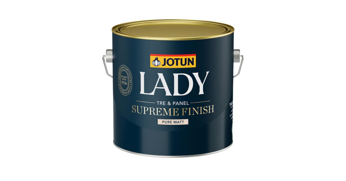 Jotun Interiørmaling lady supreme finish 03 hvit base 2.7l | Maxbo Proff